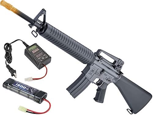 Evike CYMA Full Metal M16 A3 Airsoft AEG Rifle (Package: Add 9.6v NiMH ...