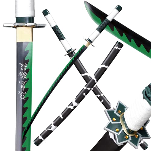 Sharp Anime Katana Demon Slayer Sword Real Metal- High Carbon Steel ...