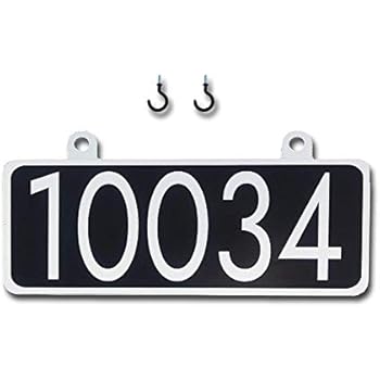 Amazon.com: Decorative Mailbox Address Number Plate | GSi Williamsburg ...