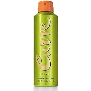 Amazon.com : Curve for Men Deodorant Body Spray 6.0 OZ : Beauty