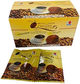 Lingzhi Organic Black Coffee 2 in 1 with Ganoderma Extract (4.5g x 20 ...