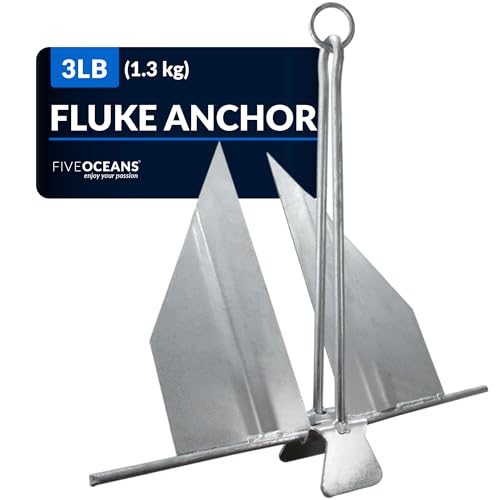 Mua Five Oceans Boat Anchor - Fluke Anchor, Galvanized Steel Slip Ring ...