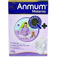 Amazon.com : Anmum Materna Powdered Milk for Pregnant and Lactating Women -Plain -375 grams ...