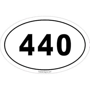 Amazon.com: Custom Signs 440 Area Code Bumper Sticker for Car: Automotive