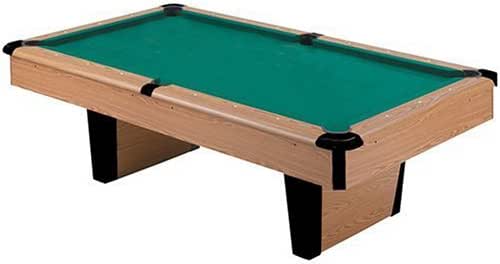 Amazon.com : Mizerak Oakwood 8-Foot Billiard Table with Drop Pockets ...