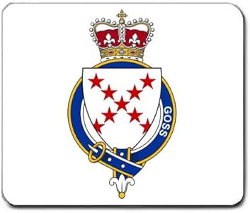 Amazon.com : Goss England Family Crest Coat of Arms Mouse Pad : Office ...