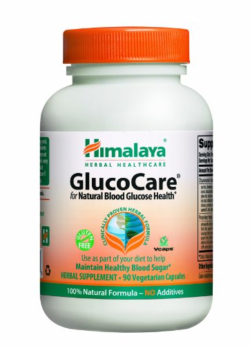 Himalaya Herbal Healthcare Glucocare Veg-capsules, 90-Count