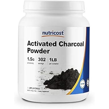 Amazon.com: Nutricost Activated Charcoal Powder 1lb - Food Grade Powder ...