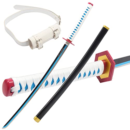 Anime Handmade Demon Slayer Sword Real Metal Cosplay Rengoku Kyoujurou ...