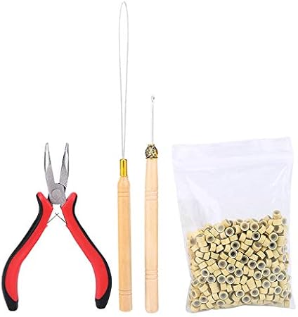 Hair Extension Remove Set Tool 1 Plier + 1 Pulling Hooks + Bead Device ...