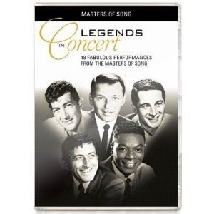 Legends In Concert DVD by NATKING COLE, PERRY COMO, BOBBY DARIN, DEAN ...