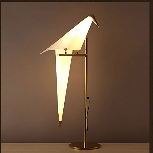 Buy Injuicy Nordic Modern LED Paper Crane Bird PVC Lampshade Table ...