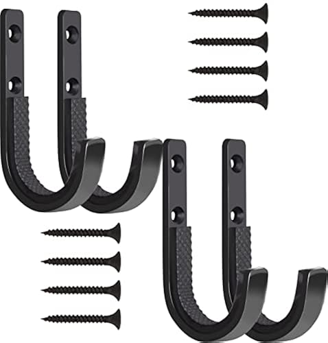 GOHIKING Gun Rack Indoor Storage Rifle Shotgun Hooks 2Set Wall Mount ...