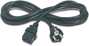 Amazon.com: APC 8FT PWR CORD SHUKO CEE-7/EU1-16P TO IEC 320 C19 ...