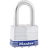 Master Lock Padlock, Covered Aluminum Lock, 1-9/16 in. Wide, Blue ...