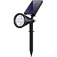 InnoGear Solar Flag Pole Light, Solar Lights Outdoor Waterproof ...