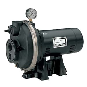 Sta-Rite PLE 1 H.P. 1/115-208V, Deep Well Jet Pump, with a 1" discharge ...