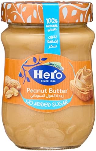 Hero peanut butter no added sugar 300 gm price in Egypt | Amazon Egypt ...