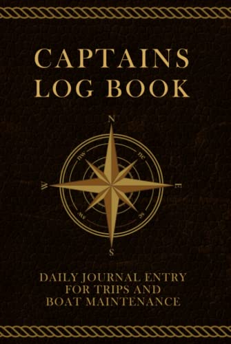 Captains Log Book: Boat log book daily journal entry for trips, boat ...