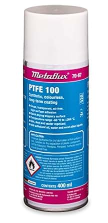 PTFE-100 Spray Anti-Stick Lubricant Spray Metaflux 70-87 Clean 100% ...