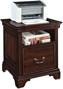 Amazon.com: Traditional Cherry Finish File/ Printer Wood Stand: Home ...