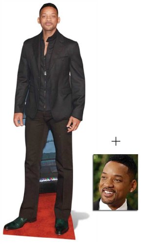 Fan Pack Will Smith Lifesize Cardboard Cutout Standee Includes 8 ...