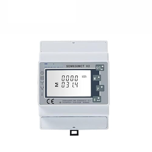 SDM630MCT Non-MID, 1/5A CT Connected, Mutli Function Four Module Three ...