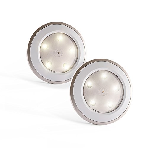 Rechargeable Built-in Battery Operated LED Tap Lights Puck Lights Stick ...