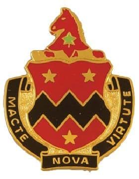 Amazon.com: 16th Field Artillery Bn Unit Crest (Macte Nova Virtute ...