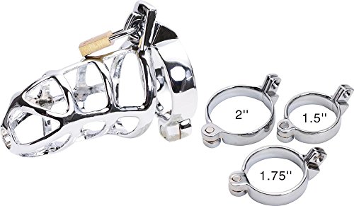 Metal Male Chastity Belt Dick Cage Bird Cage Cock Lock Torture - Want ...
