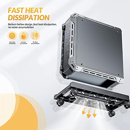 Mua iDsonix CPU Stand, Computer Tower Stand with 2 Lockable Wheels and ...