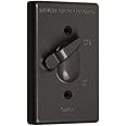 TayMac TC100Z Weatherproof Toggle Cover, 1-Gang, Vertical Device Mount ...