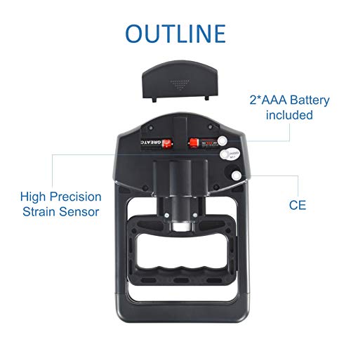 GRIPX Digital Hand Dynamometer Grip Strength Measurement Meter Auto ...