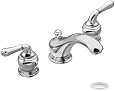 Moen T4570 Monticello Two-Handle Low Arc Bathroom Faucet without Valve ...