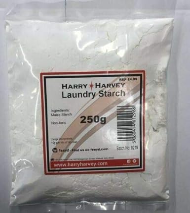 Laundry Starch Powder 250g Pack, Use for Crisp Shirts, Clothes and ...