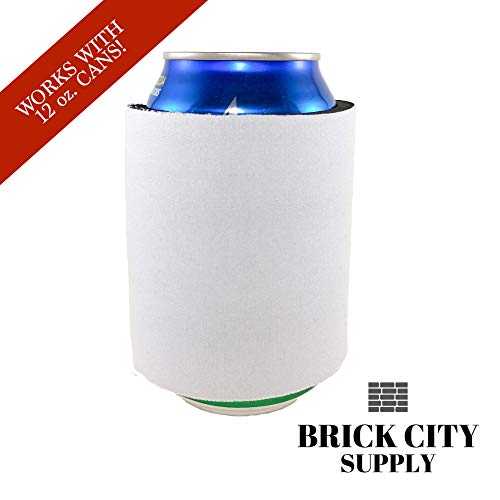 White Slap Can Cooler Blanks-Sublimation 3-5-10-20-50-100 packs ...