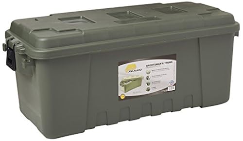 Plano Sportsman Trunk, OD Green, Medium, Lockable Storage Box, Airline ...