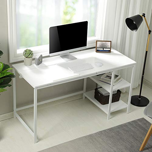 SEDETA Drafting Table, 55” Drawing Table with Adjustable Tiltable ...