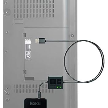 Amazon.com: Mission USB Power Cable for Roku Express and Premier (Power ...