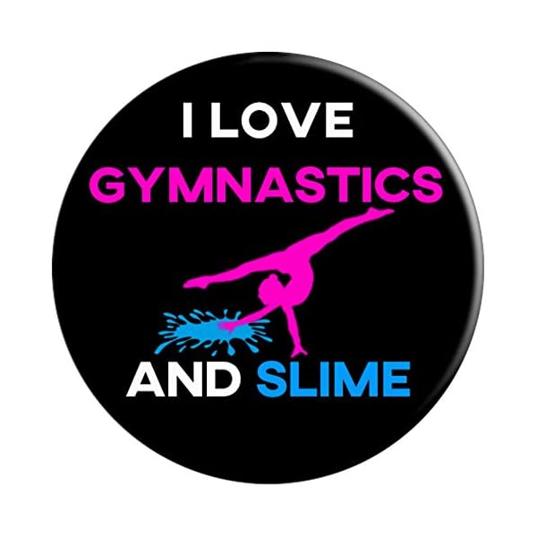 Gymnastics Gift Charm for Girls - Funny Gymnast Slime Quotes PopSockets ...