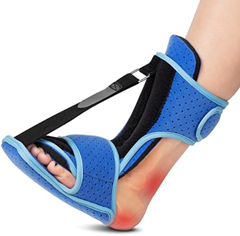 WXY Plantar Fasciitis Night Splint: Foot Brace with Support Plate ...