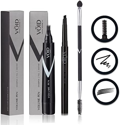 VOID Homme Beard Filling Pen Kit (Dark Brown, Set of 3) Beard Filler ...