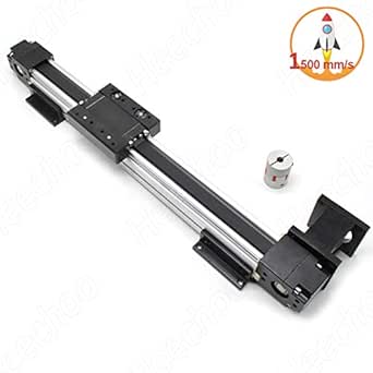 High Speed Belt Drive Linear Guide Rail Motion Slide Actuator Module 100mm Stroke for CNC Linear ...