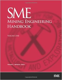 SME Mining Engineering Handbook, 2 Volume Set (Second Edition): Hartman ...