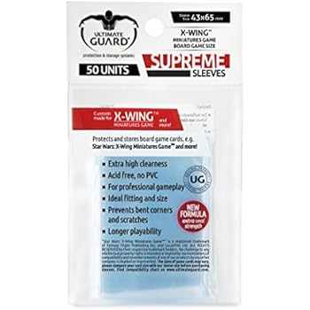 Amazon.com: Ultimate Guard X-Wing Premium Game Sleeves (50 Pack): Toys ...