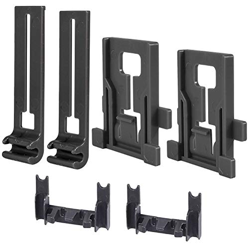 Upgraded W10546503 Upper Rack Adjuster Kit with W10195840 Dishwasher ...