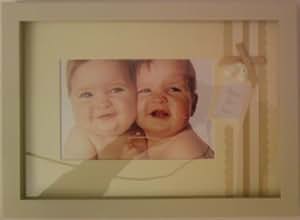 Amazon.com - Hallmark "Twice the Love" Twins Photo Luxury Frame - Twin ...