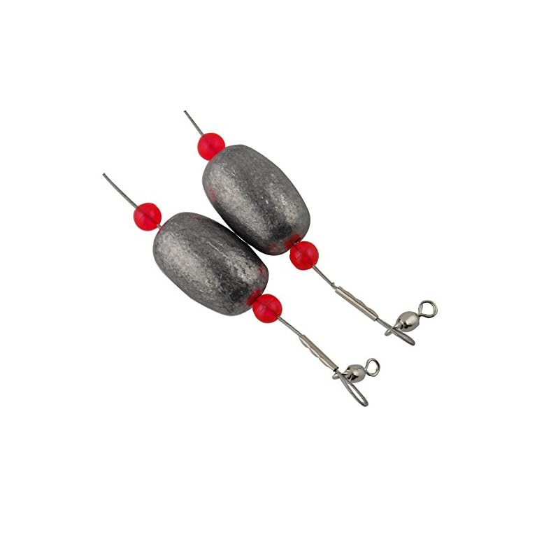 Easy Catch Fishing Sinkers Weights 4 Pack 1 1/2-Ounce Fishing Egg ...