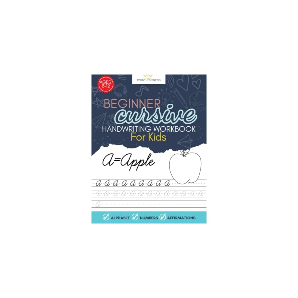 Buy Beginner Cursive Handwriting Workbook For Kids: Learn How to Write in Cursive for Kids ...