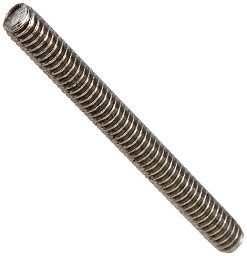 18-8 Stainless Steel Fully Threaded Stud, 1/4"-20 Thread Size, 2-1/2 ...